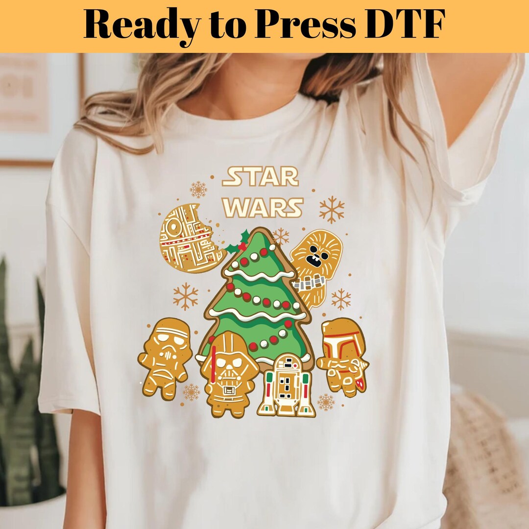 Star Wars Gingerbread DTF Transfer, Christmas Gingerbread DTF ...