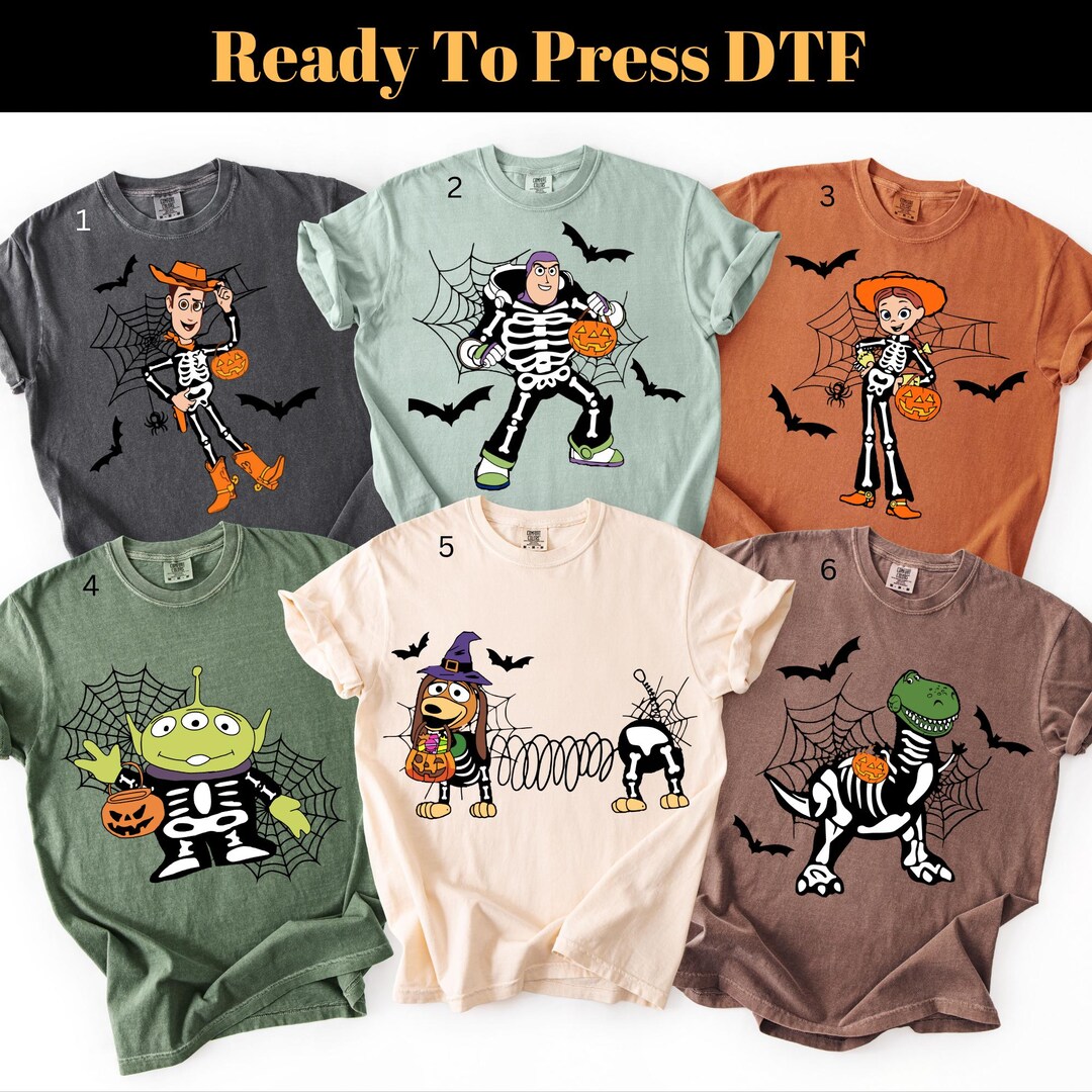 Toy Story Halloween DTF Transfer, Spooky Season Transfer, Disney ...