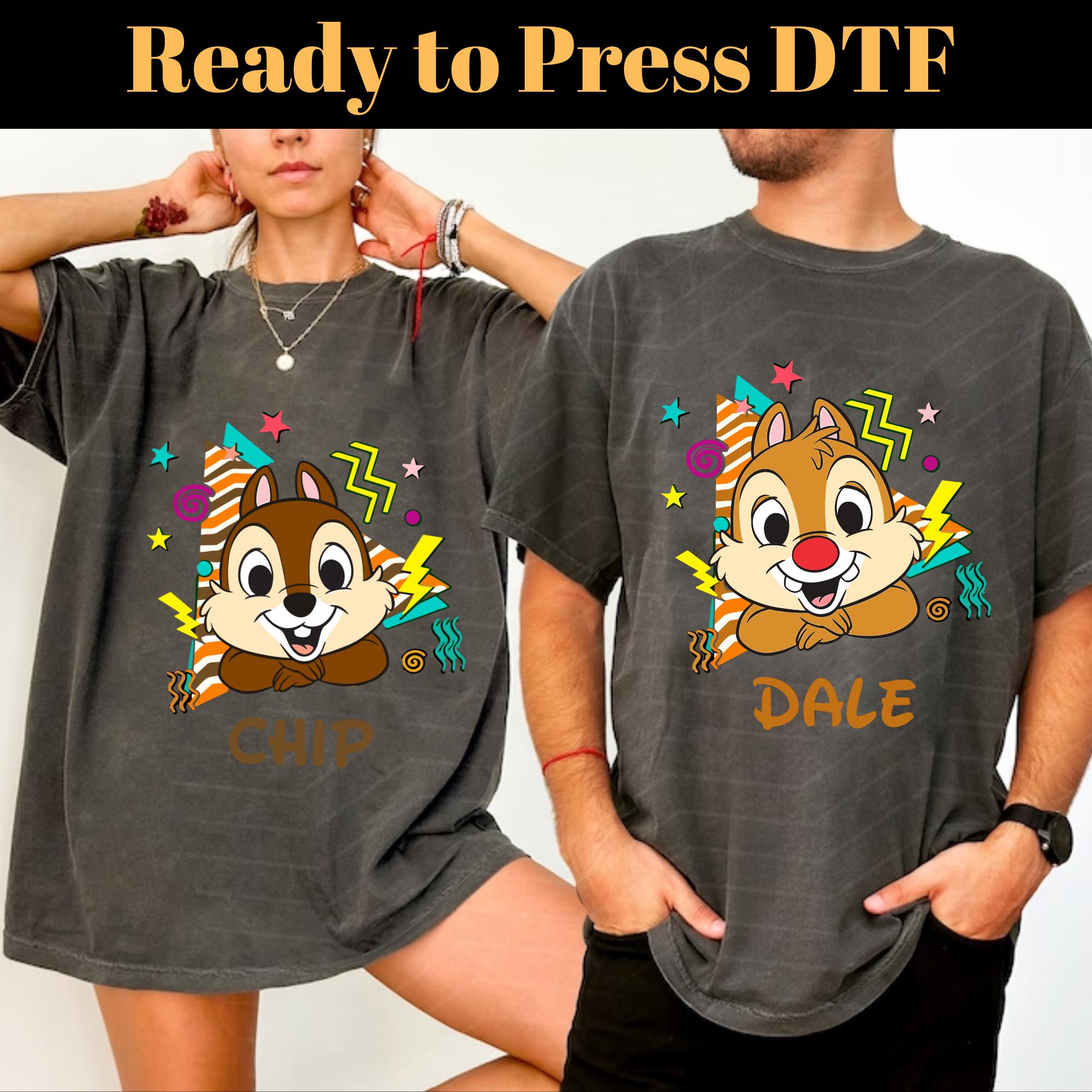 Chip and Dale DTF, Disney Heat Transfer, Chip and Dale Tshirt, Best Friend DTF, Double Trouble ...