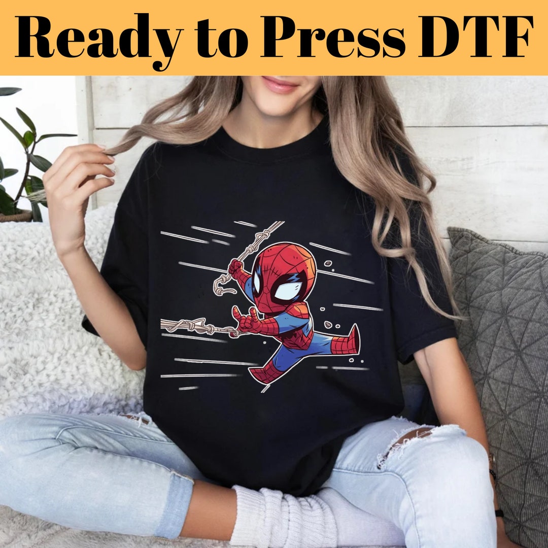 Cute Baby Spiderman DTF, Baby Spiderman Shirt, Spidey Super Hero DTF ...