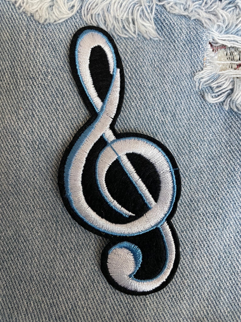 Treble Clef Patch - Etsy