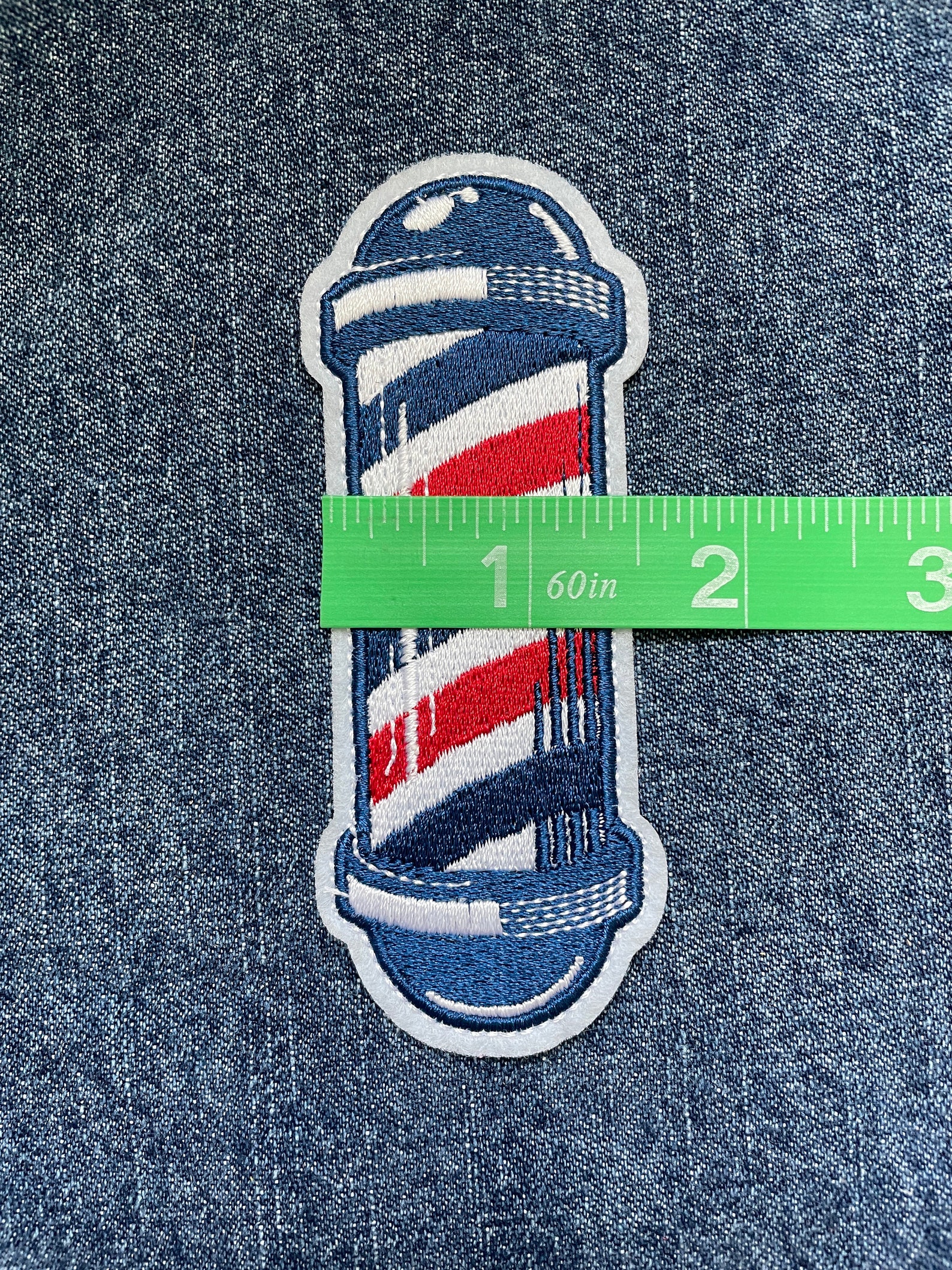 Barbers Swirl Patch - Etsy