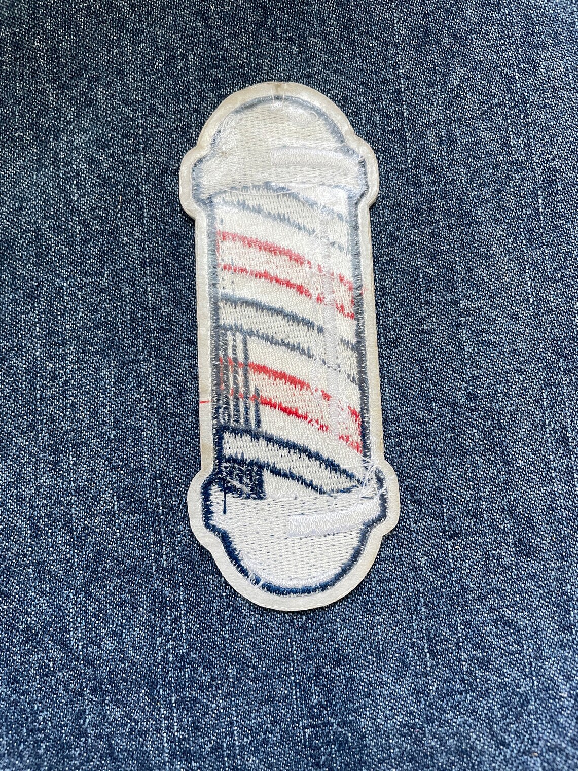 Barbers Swirl Patch - Etsy