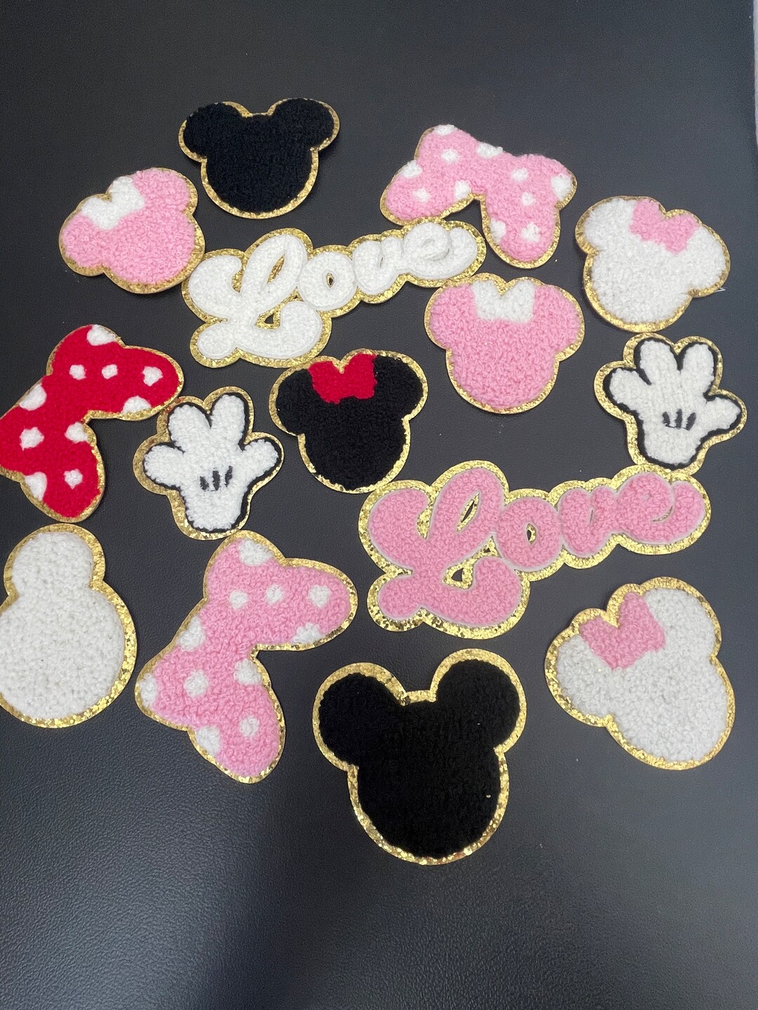 Mickey Chenille Patch Sets - Etsy