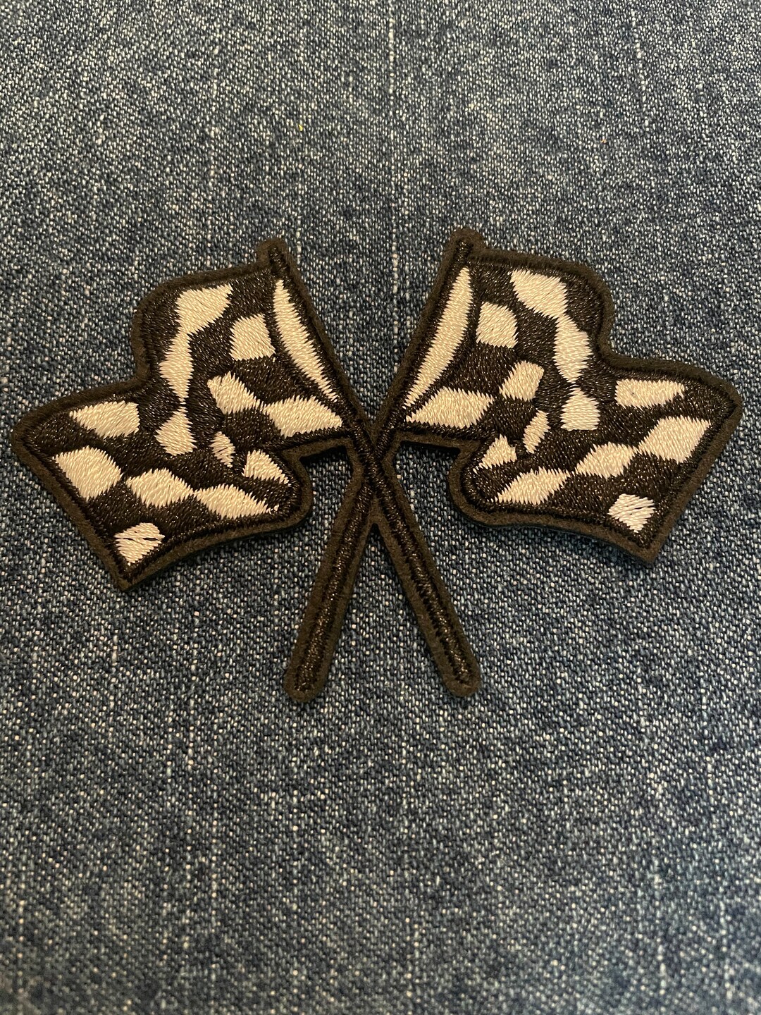 Race Flag Patch - Etsy