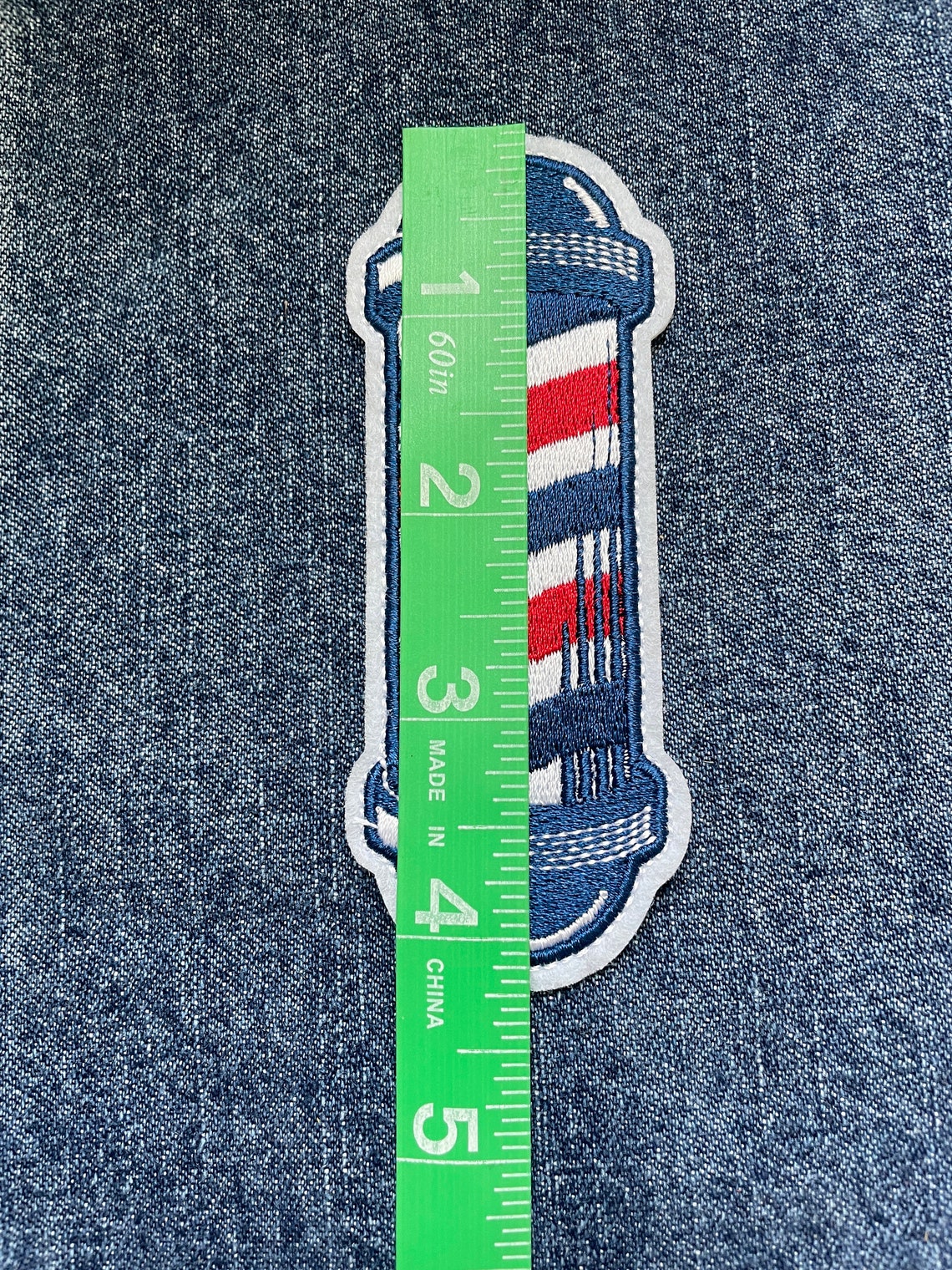 Barbers Swirl Patch - Etsy