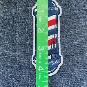 Barbers Swirl Patch - Etsy