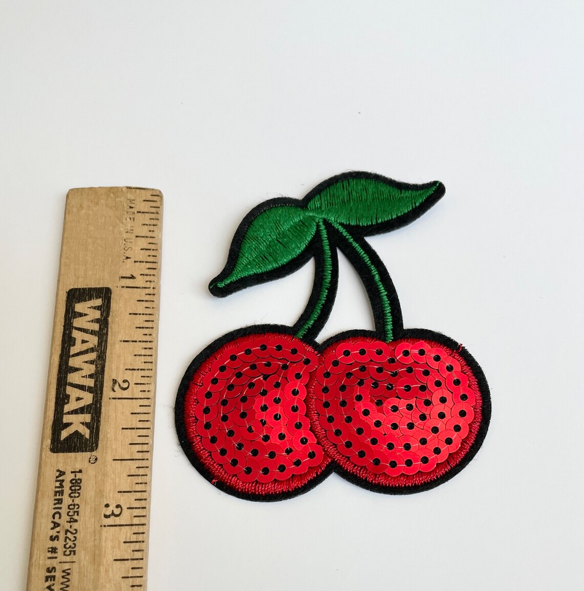 Cherry Sequin Patch - Etsy