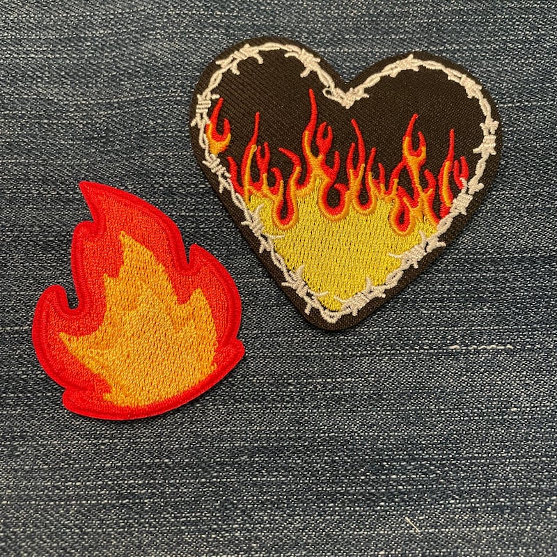 Flame Patch - Etsy
