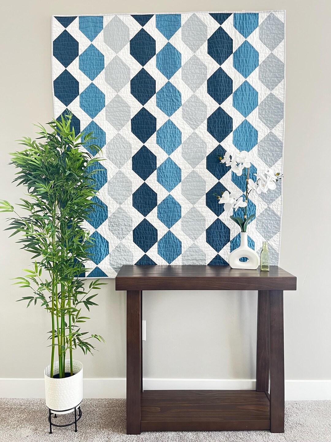 Silver Skyline Quilt Pattern by A Journey Sew Real - Etsy