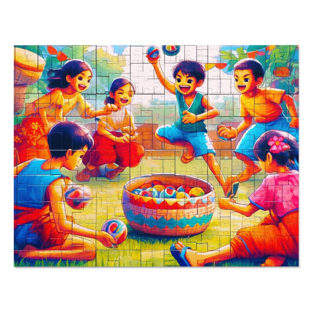 Larong Pinoy Mosaic: Traditional Filipino Games - Etsy