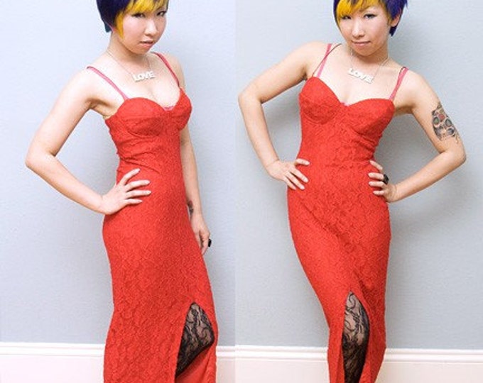 80s Jessica Rabbit Prom Dress Small - Etsy