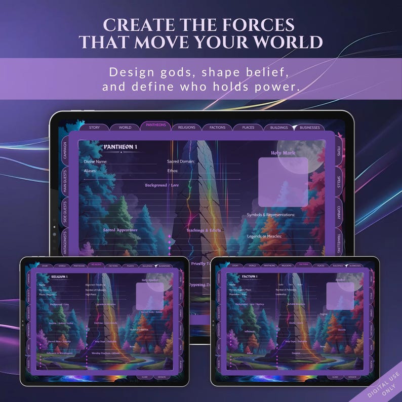 Digital DND Journal for Dnd 5e | Hyperlinked DM Journal | Dnd Goodnotes ...