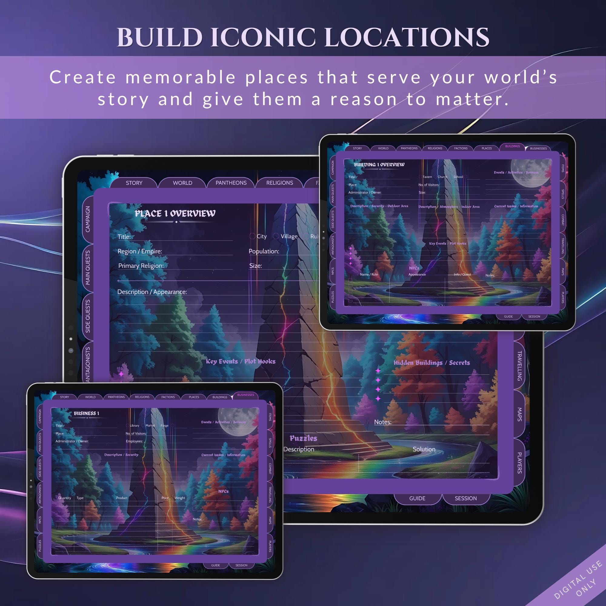 Digital DND Journal for Dnd 5e | Hyperlinked DM Journal | Dnd Goodnotes ...