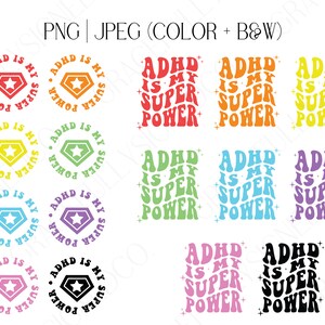 ADHD is My Superpower SVG Digital Download, Funny Svg, Motivational Svg ...