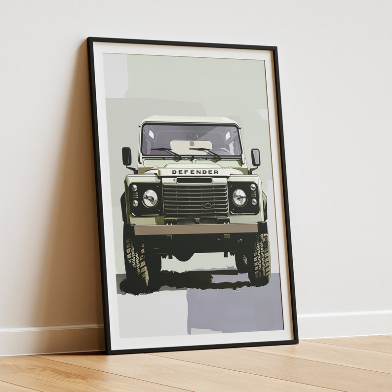 Land Rover Defender 90 / 110 / 130 Illustration Poster Art Gift - Etsy