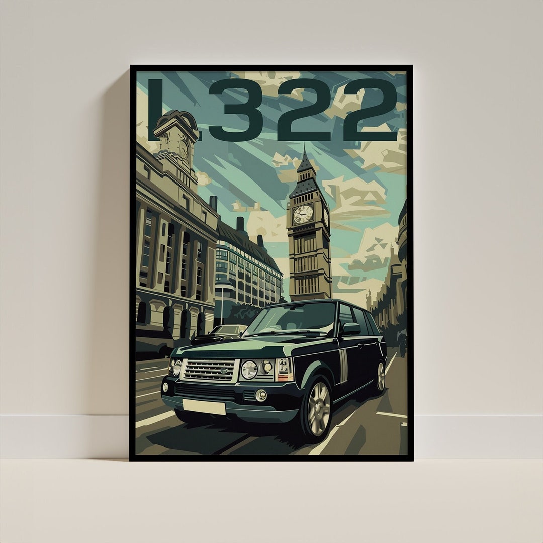 L322 Range Rover Vogue Art Print – Vintage Car Poster - Etsy