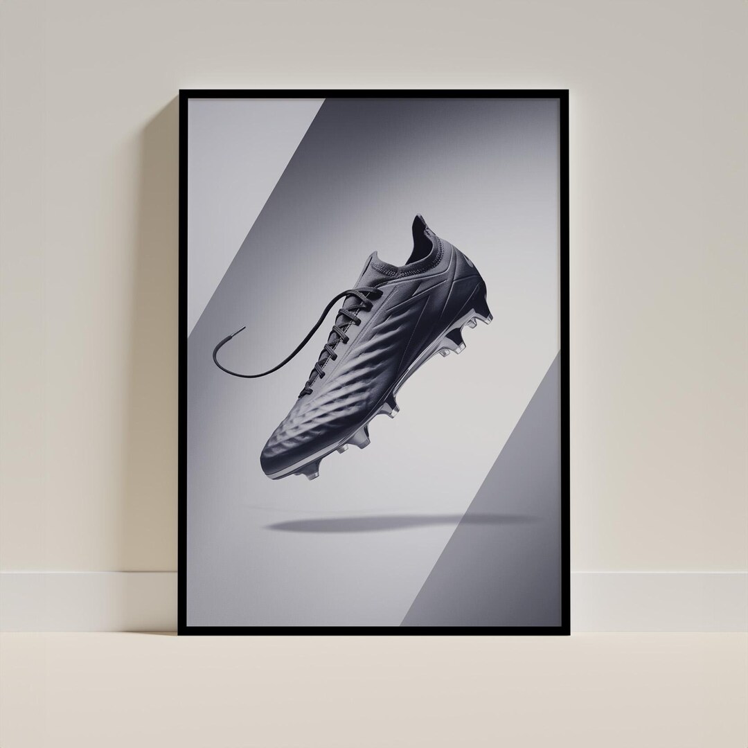 Football Boot Celebration Poster | Soccer Player Gift Art Print ...