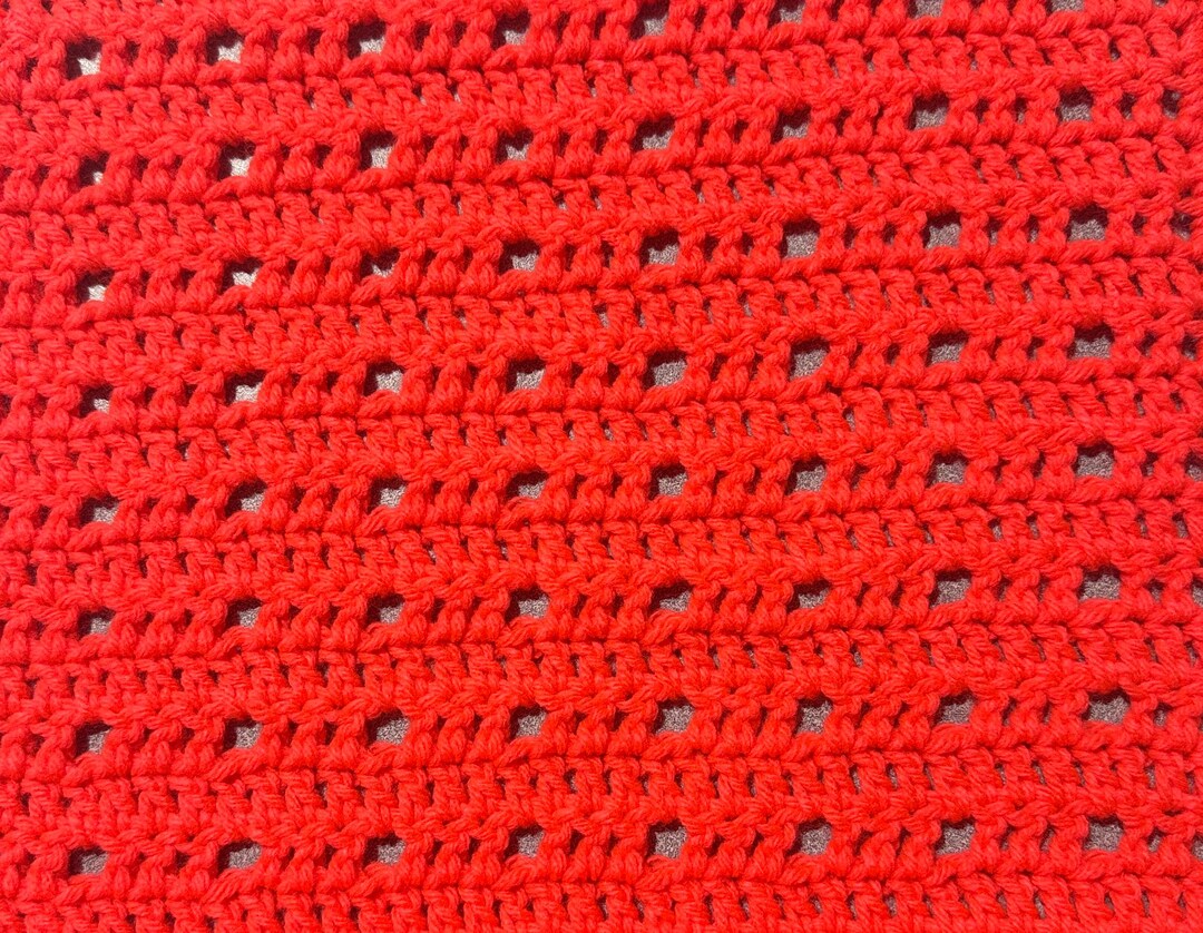 Crochet Blanket Picket Fence - Handmade, Cozy, Soft & Custom Made to ...