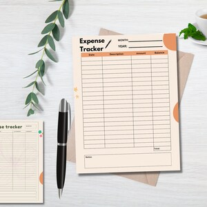 Digital Budget Planner Cash Flow & Expense Tracker Printable Finance Organizer for Money ...