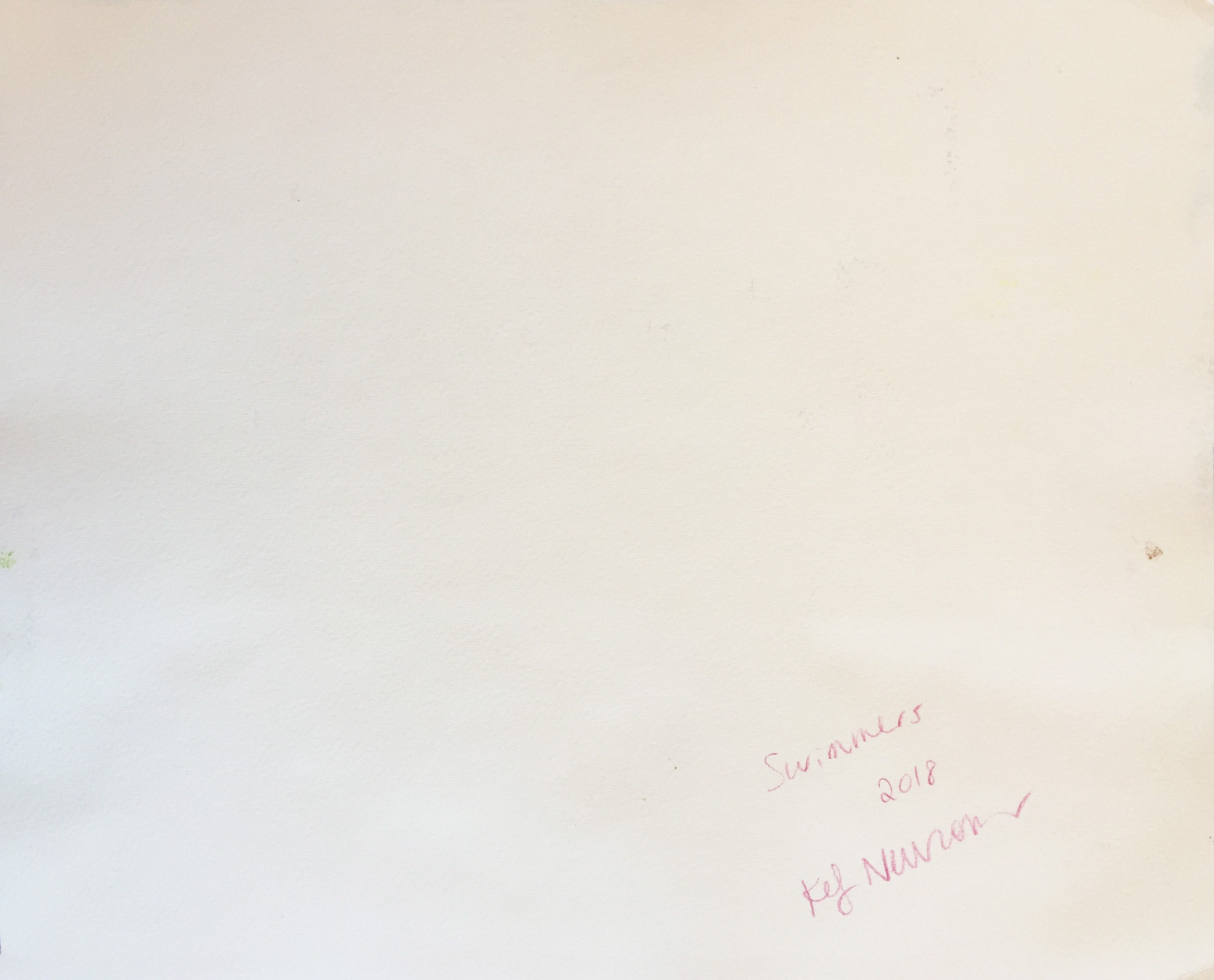 Swimmers Original Watercolor Painting by Kelly Newcomer - Etsy