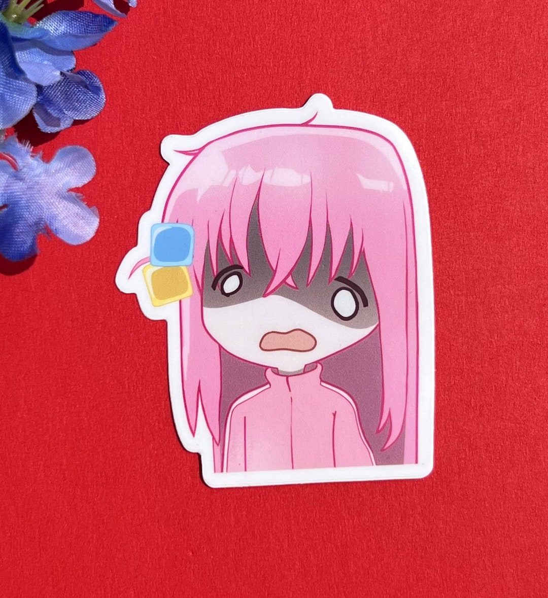 Bocchi Sticker Anime Vinyl Matte Waterproof Funny Cute Kawaii for ...