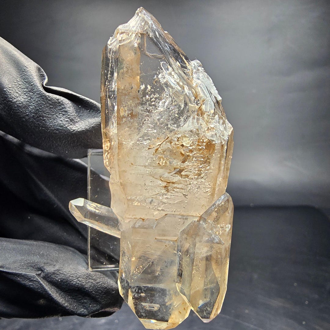 Clear Phantom Smoky Quartz Window Double Terminated Specimen Goboboseb ...