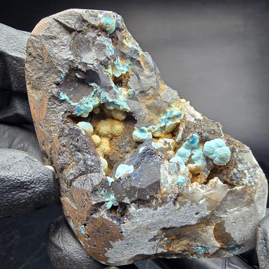 Rare Large Shattuckite Specimen Blue Kaokoveld, Namibia 683649 Mm ...
