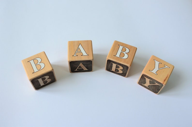 Personalized Baby Name Blocks, Custom Nursery Decor, Baby Shower Gift ...