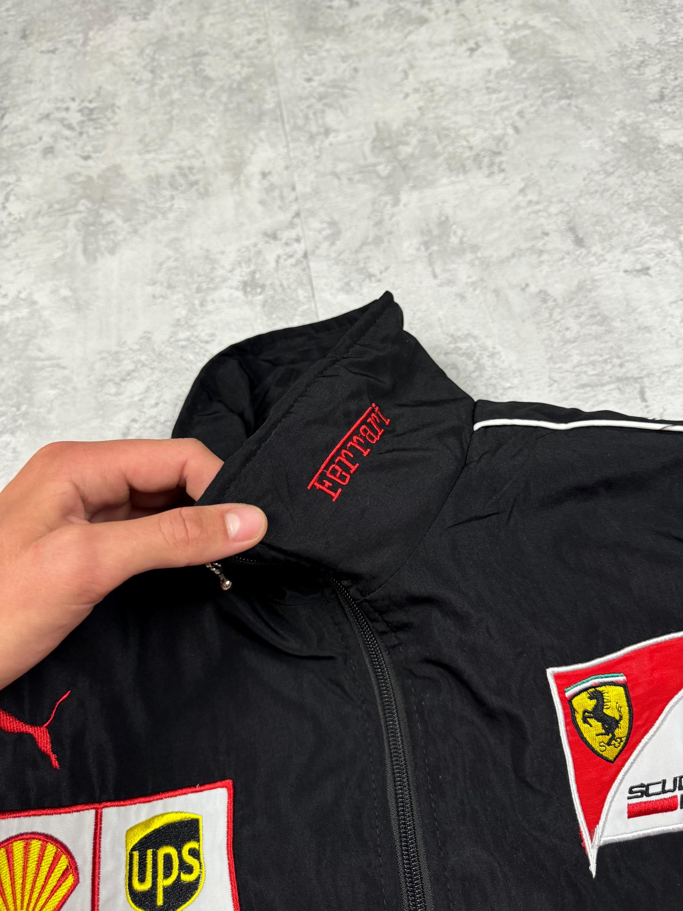 Vintage Ferrari Racing Bomber Jacket Formula-1 Big Logo Size M - Etsy