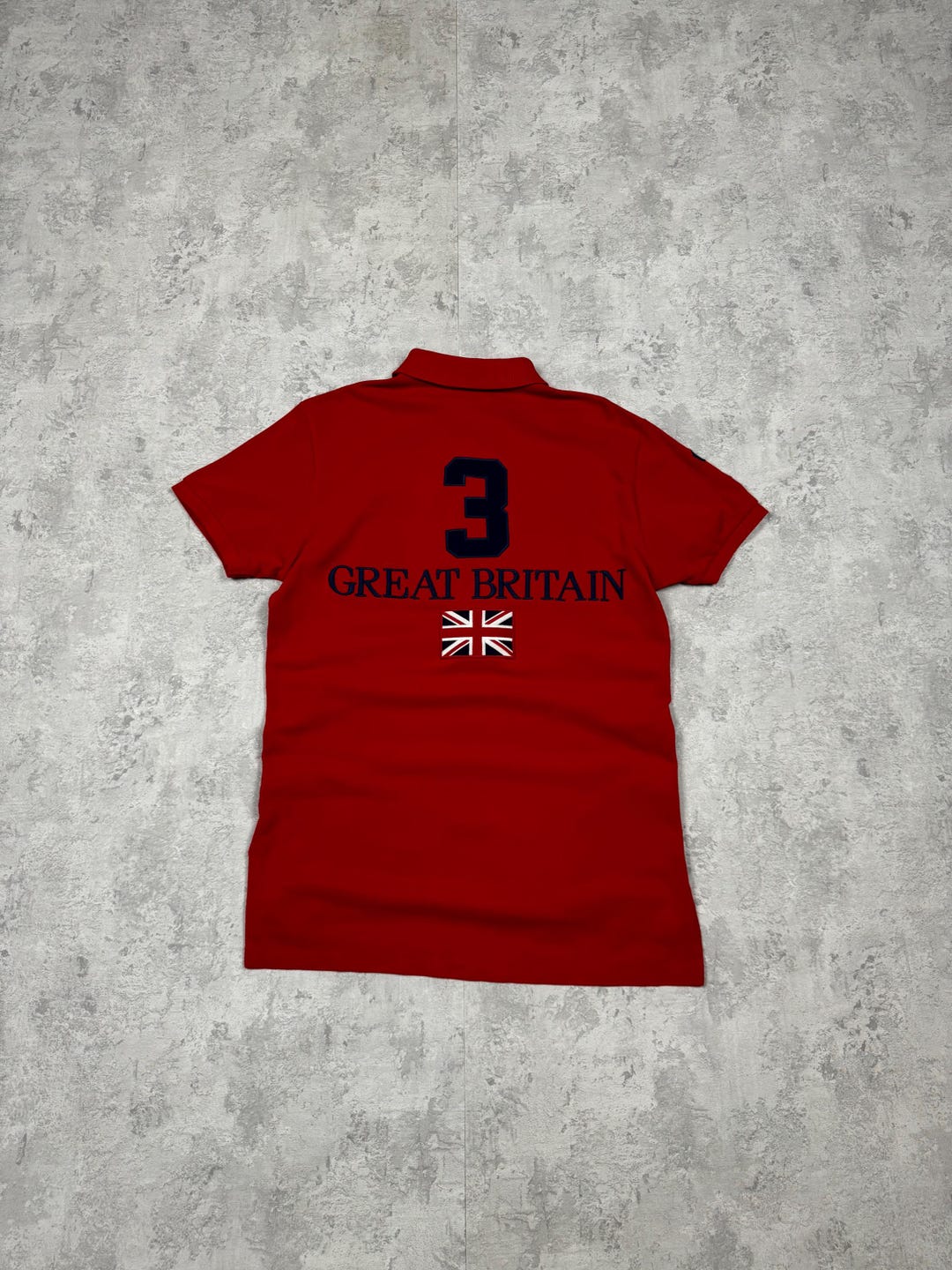 Polo Ralph Lauren Great Britain Flag Embroidered Logo Chief Keef Style Shirt - Etsy