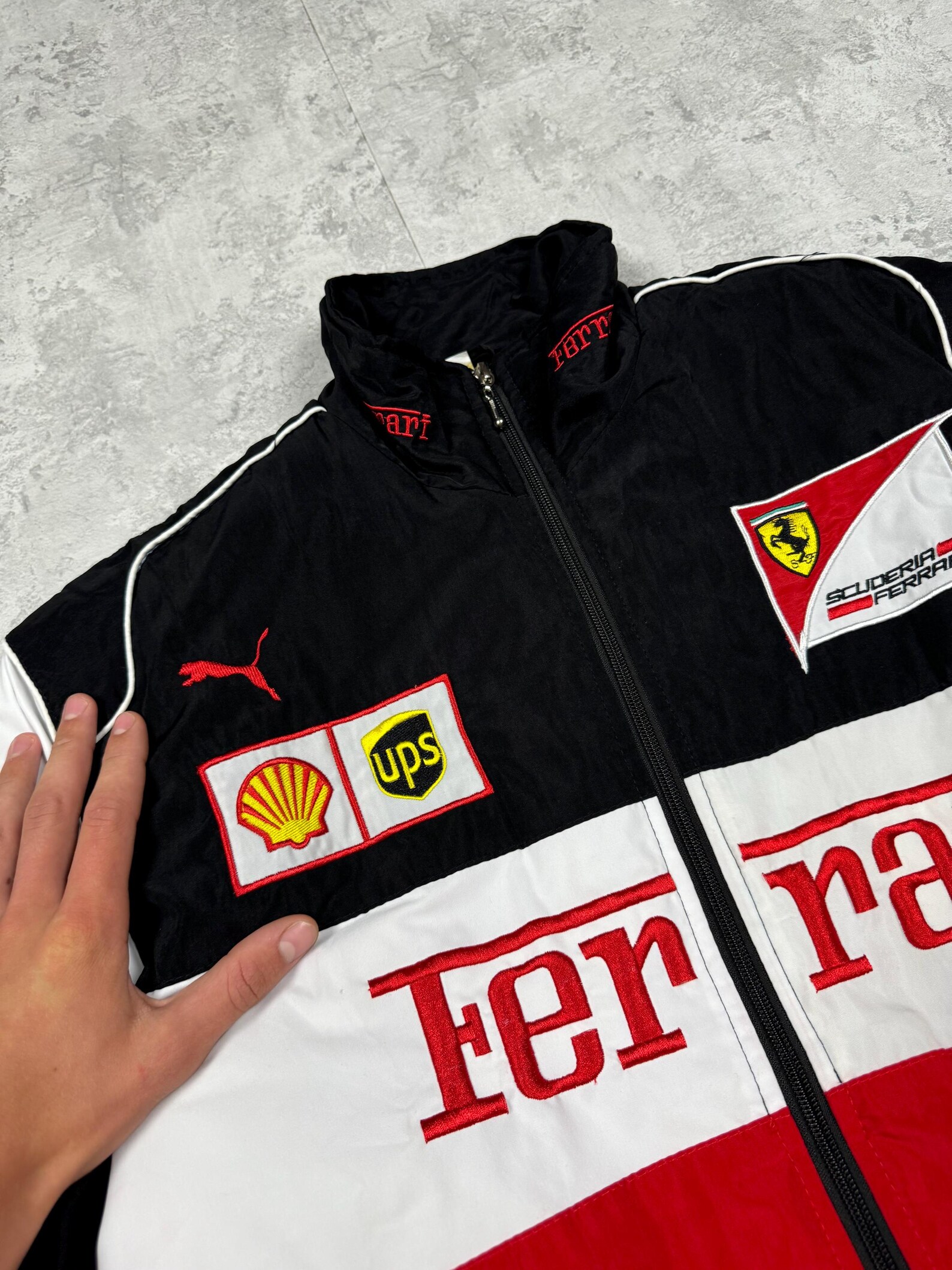Vintage Ferrari Racing Bomber Jacket Formula-1 Big Logo Size M - Etsy