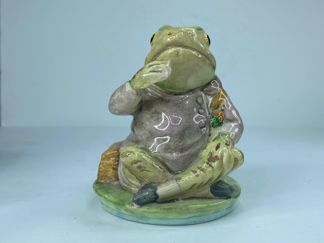 Beatrix Potter's Mr Jeremy Fisher Frog Figurine 950 Beswick England - Etsy