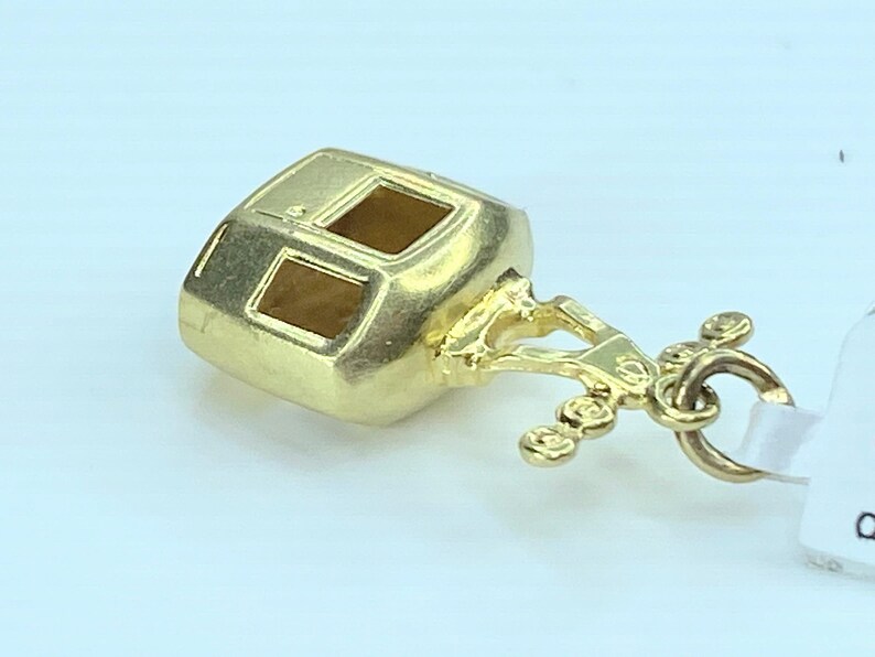 14K Gold Alpine Tram Charm Vintage Italian Swiss Alps Tram JR9078 - Etsy