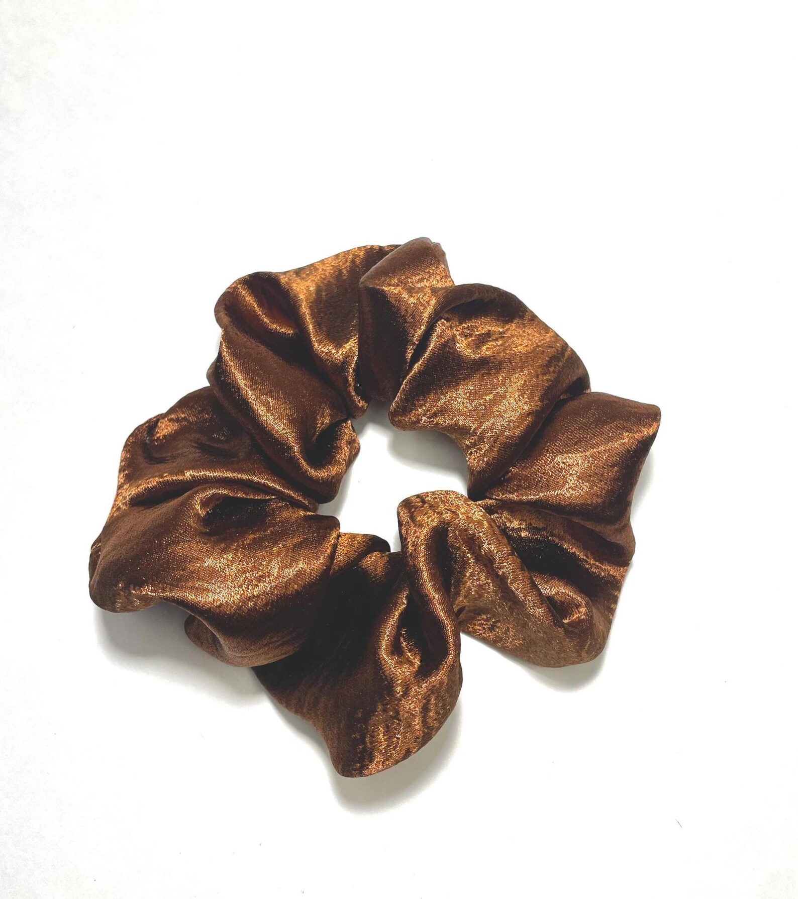 Jumbo Espresso Brown Soft Satin Scrunchie One-size - Etsy