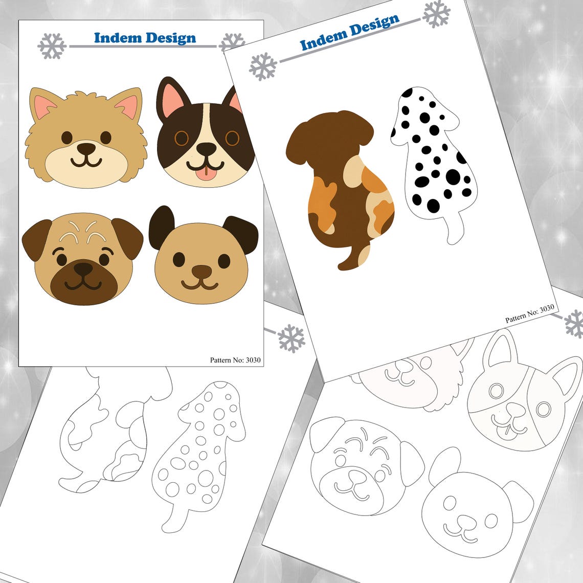 Punch Needle Coaster Patterns (10 Piece Printable PDF) - Etsy