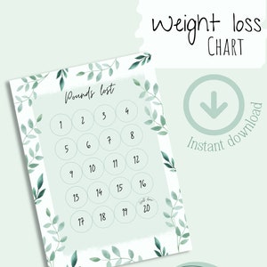 weight loss scratch chart