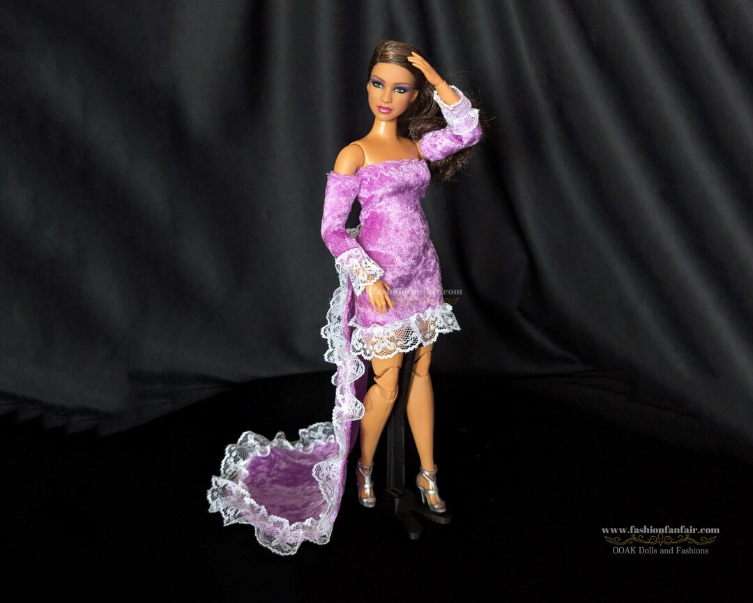High-low Doll Dress Pattern | 11.5" Fashion Dolls (PDF Pattern) - Etsy