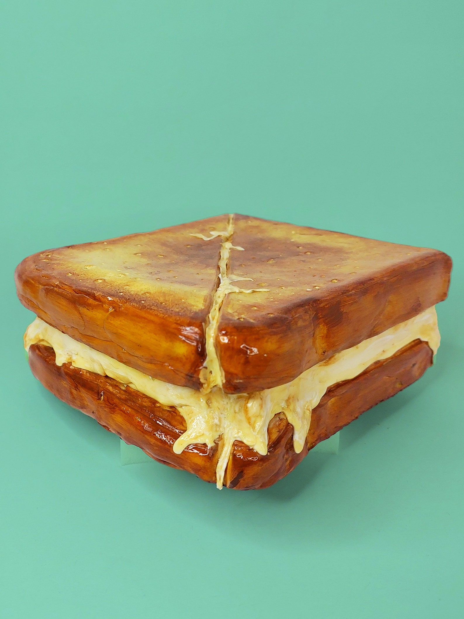 Fake Food Pop Art Gift Props Decor Storage Box Fake Grilled Cheese ...