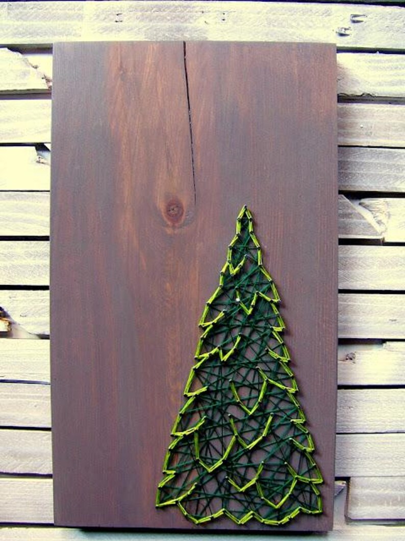 Christmas Sting Art Home Decor Art Wall Hanging String Art Gift for Him ...