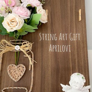 String Art Vase Gift Handmade String Art for Home and Office Custom ...