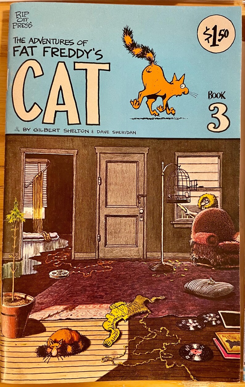 Fat Freddy's Cat Comics & Stories - Gilbert Shelton - Etsy