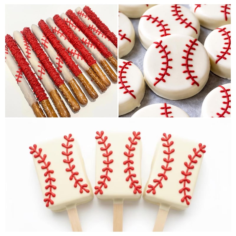Birthday Baseball Cake Pops - Etsy