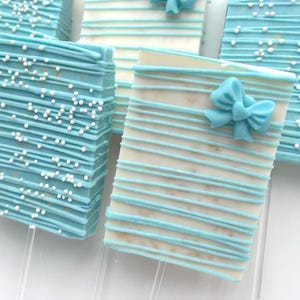12 of Each - Blue Bow Dessert Table Treats, Bow Dessert Table Treats ...