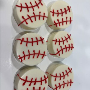 Baseball Chocolate Covered Oreos, Baseball Treats, Baseball Birthday ...