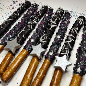 Starry Night Dessert Table Treats, Starry Night Birthday Treats, Starry ...
