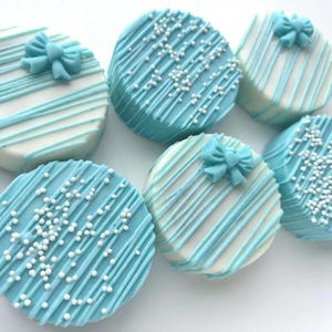 12 of Each - Blue Bow Dessert Table Treats, Bow Dessert Table Treats ...