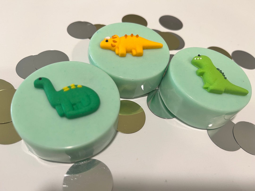 Dinosaur Chocolate Covered Oreos, Dino Birthday Party Treats, Dinosaur ...