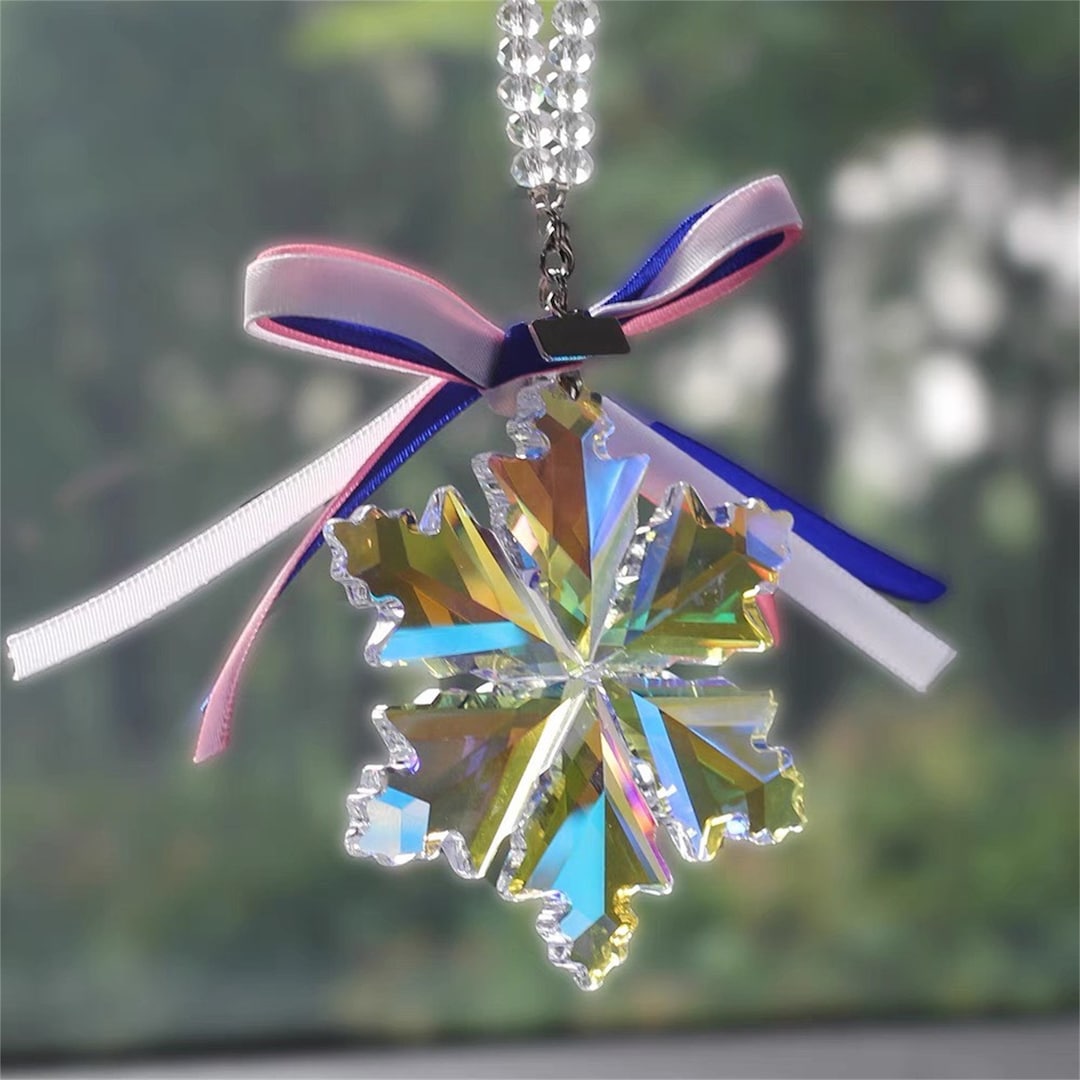 Crystal Car Hanging Ornament: Unique Car Decor - Etsy