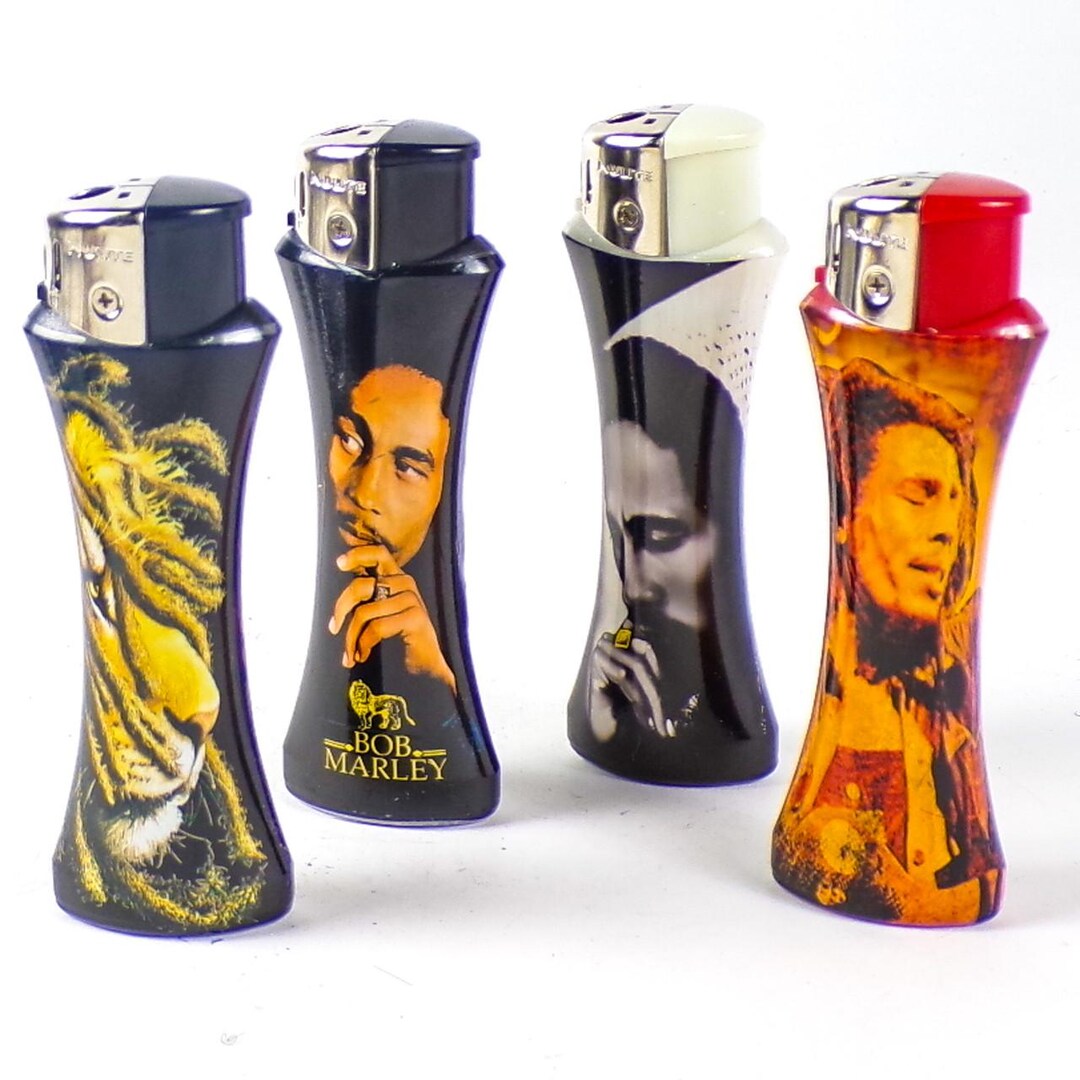 Set of Four Vintage Bob Marley Refillable Nulite Curve Electronic ...